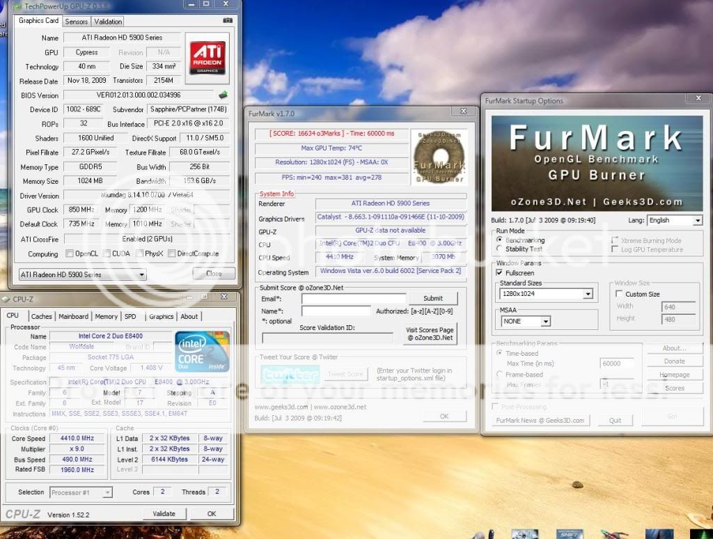 Furmark benchmark thread (5XXX series edition) | TechPowerUp Forums