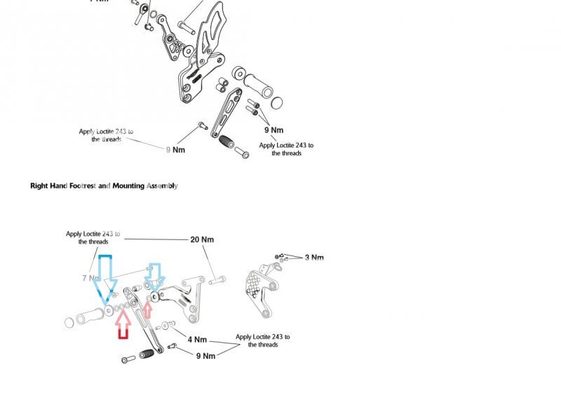 Arrow rearset help, if you have 'em, get in here! | Triumph 675 Forums