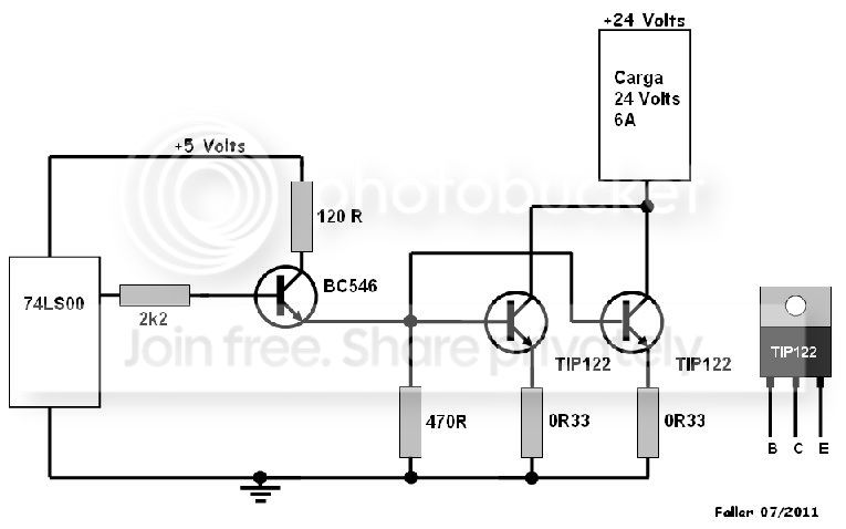 Relay usando TIP122, é possível? - Eletrônica - Clube do Hardware
