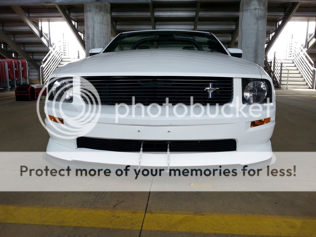 Finally installed my DIY side splitters and front splitter 05 GT ...